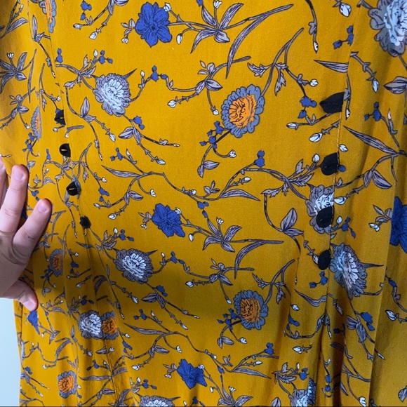 Roly Poly | Dresses | Roly Poly Floral Golden Mustard Dress Large ...